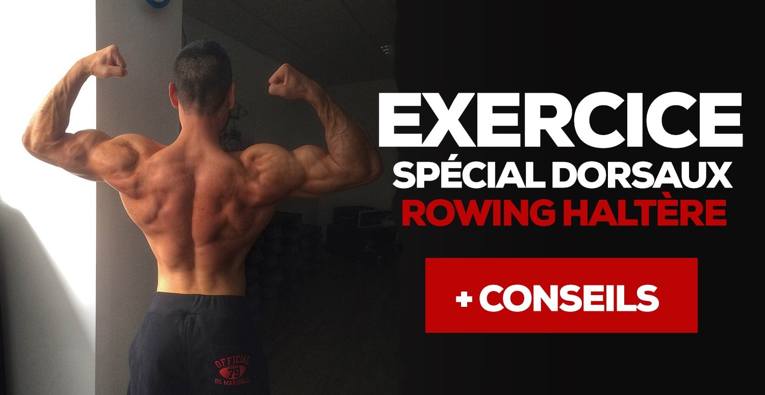 Exercice musculation - rowing haltère - vidéo | Fitnessmith
