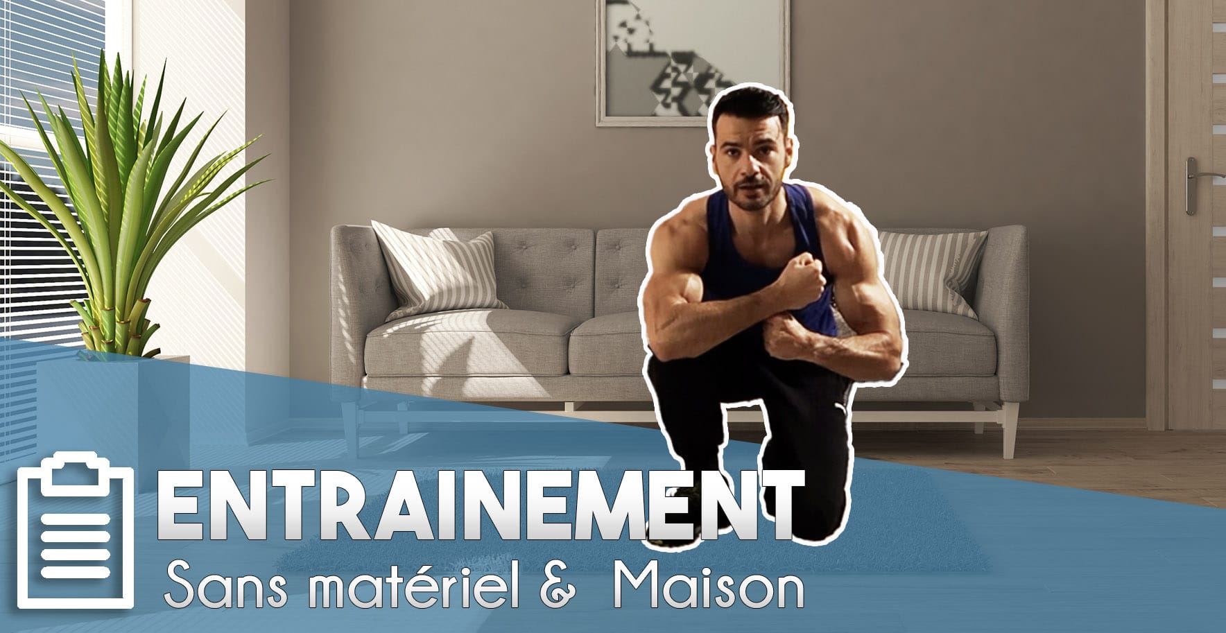 MUSCULATION MAISON : Mon entrainement avec zéro matériel dans un ...